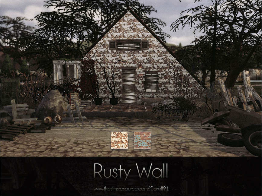 The Sims Resource - Rusty Wall