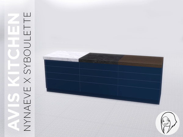 The Sims Resource - Coastal Life Kitchen Counter