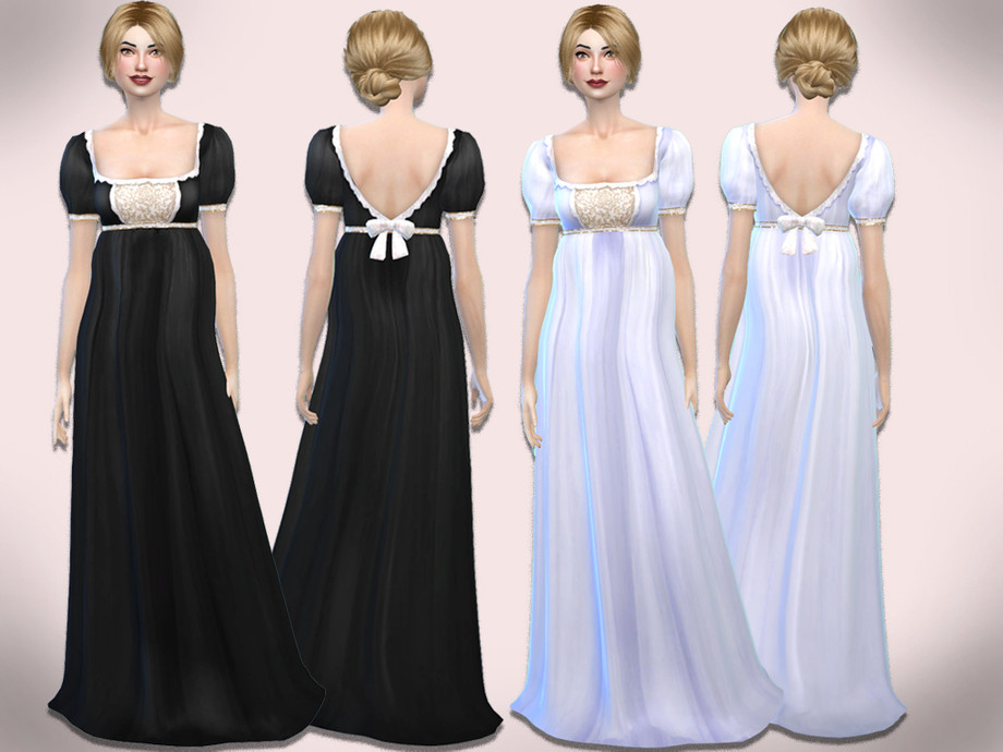 The Sims Resource | SIFIX Nellie Dress Recolor - Mesh needed