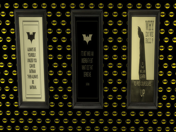 The Sims Resource | Batman Wall Art