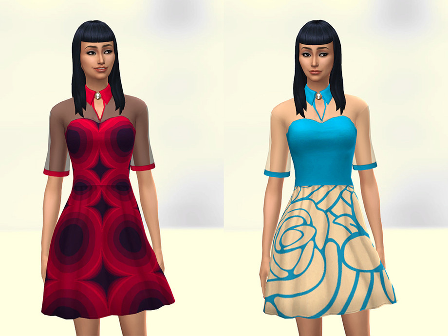 The Sims Resource | Patty Dress (pattern)