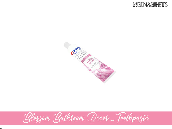 The Sims Resource | Blossom Bathroom Decor - Toothpaste