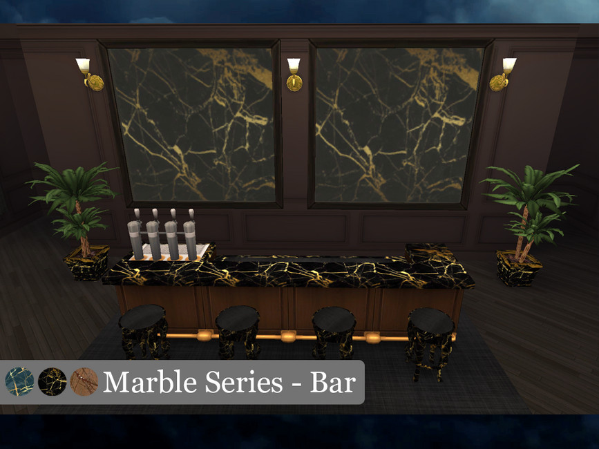 The Sims Resource - Marble Series - Bar