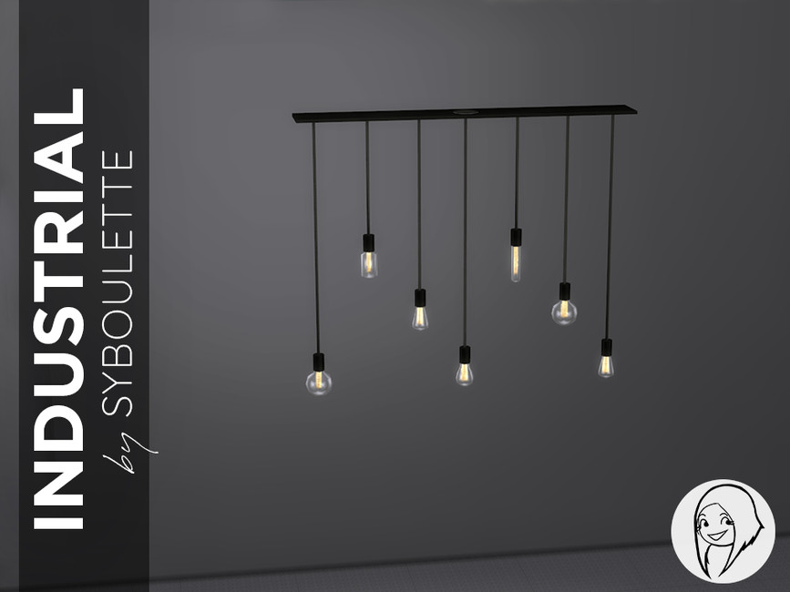 The Sims Resource - Industrial Ceiling lightbulbs