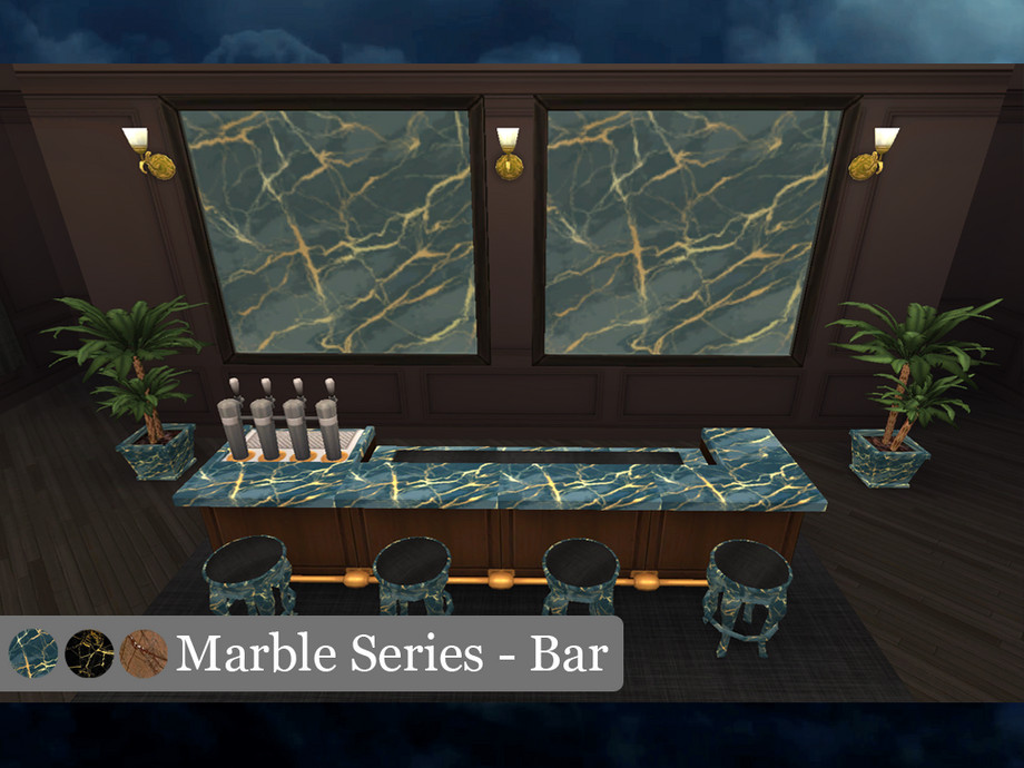 The Sims Resource | Marble Series - Bar