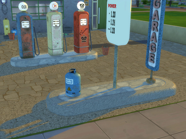 The Sims Resource - Metal Garage Wall Signs (set 2)