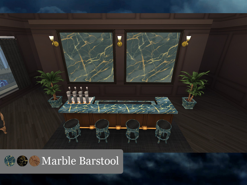 The Sims Resource - Marble Series - Barstool