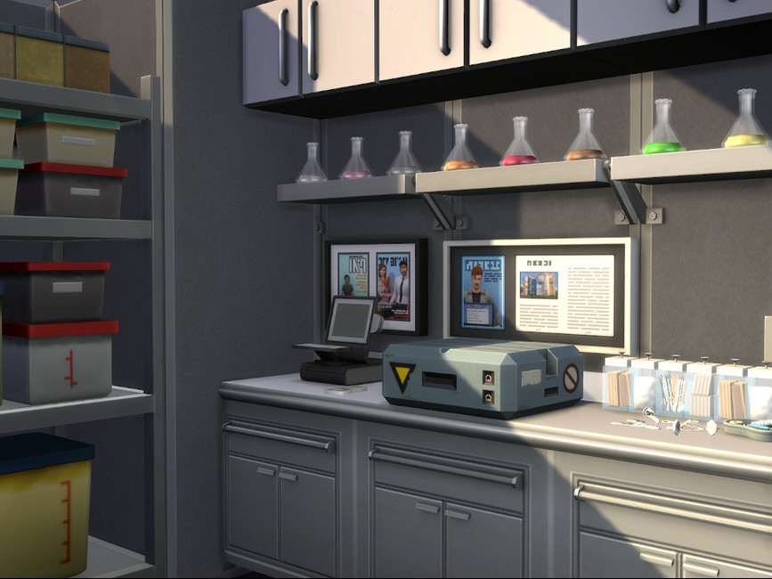 The Sims Resource - Underground Robot Laboratory