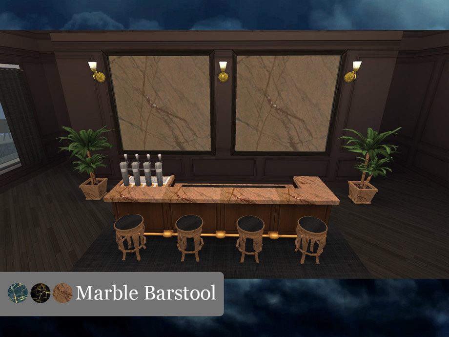 The Sims Resource | Marble Series - Barstool
