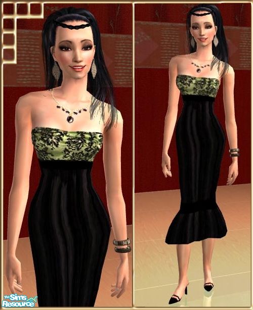 The Sims Resource | Set 81 Corinne - green