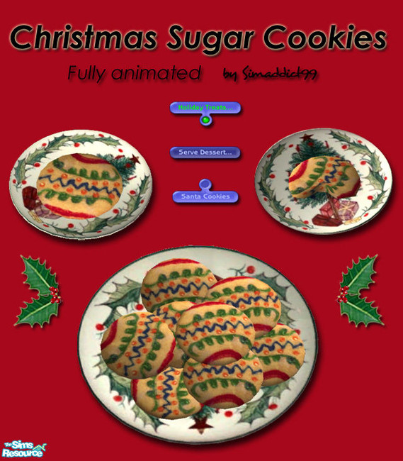 The Sims Resource - Christmas Cookies - Sugar Cookies