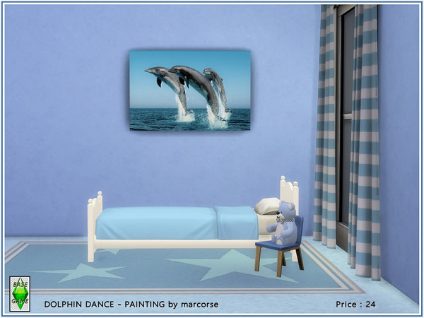 The Sims Resource | Dolphin Dance - Painting by marcorse