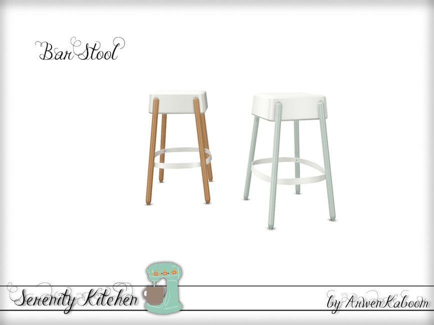 The Sims Resource - Serenity Kitchen - Bar Stool