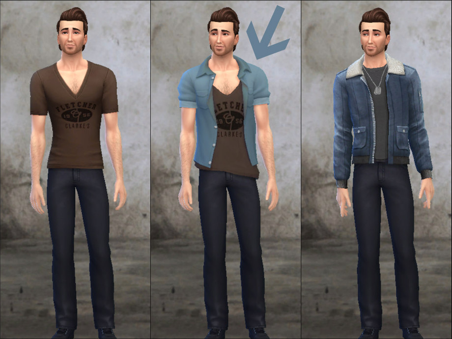 The Sims Resource - Uncharted 4 - Sam Drake's shirt (2)