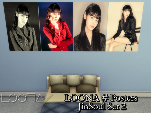 The Sims Resource | LOONA # Posters Set 6 (JinSoul) - REQUIRES MESH