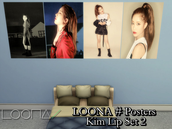 The Sims Resource | LOONA # Posters Set 8 (Kim Lip) - REQUIRES MESH