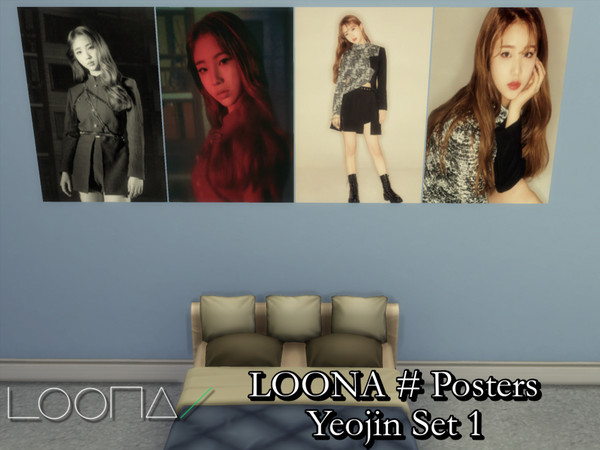 The Sims Resource | LOONA # Posters Set 21 (Yeojin) - REQUIRES MESH
