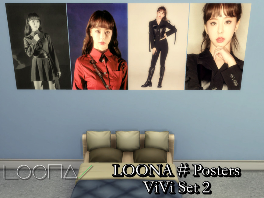 The Sims Resource - LOONA # Posters Set 2 (ViVi) - REQUIRES MESH