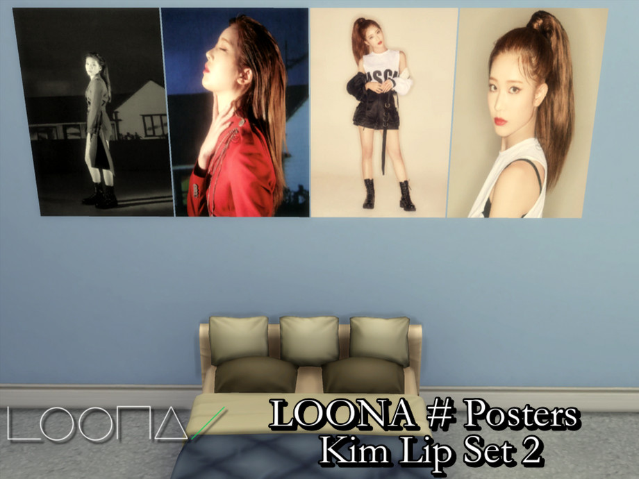 The Sims Resource | LOONA # Posters Set 8 (Kim Lip) - REQUIRES MESH