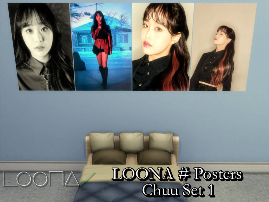 The Sims Resource - LOONA # Posters Set 9 (Chuu) - REQUIRES MESH