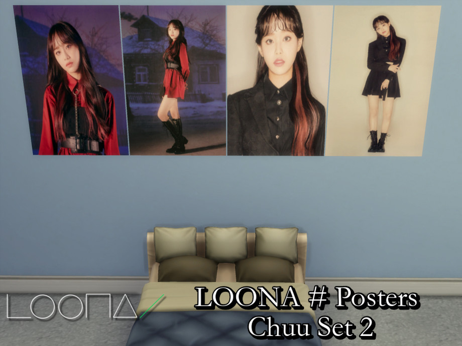 The Sims Resource | LOONA # Posters Set 10 (Chuu) - REQUIRES MESH