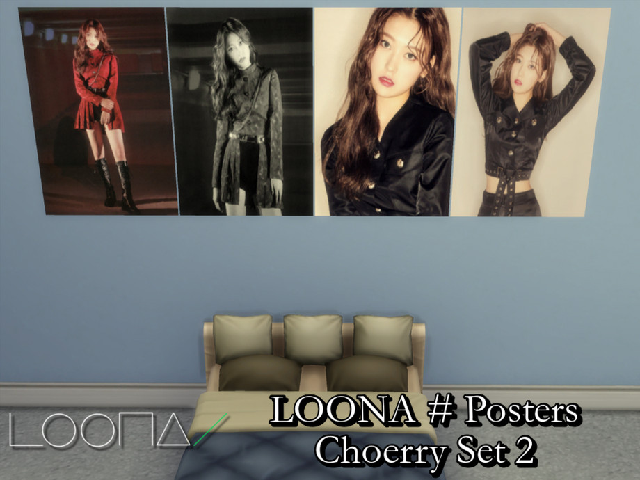 The Sims Resource | LOONA # Posters Set 18 (Choerry) - REQUIRES MESH