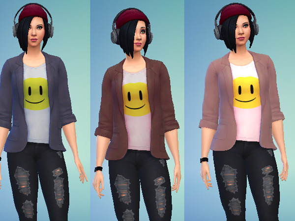 The Sims Resource | smiley face shirt