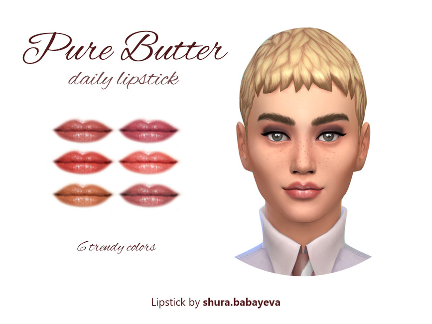 The Sims Resource - Pure Butter Lipstick
