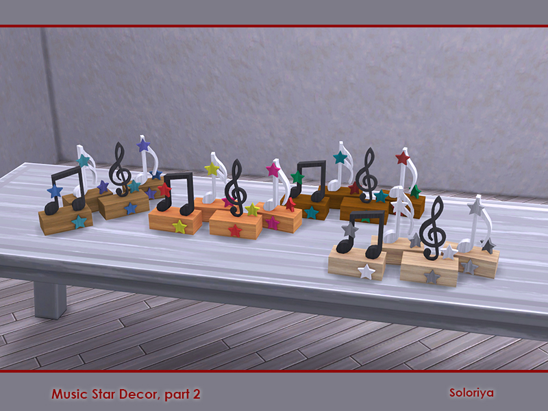 The Sims Resource | Music Star Decor, part 2. Music Decoration, v4