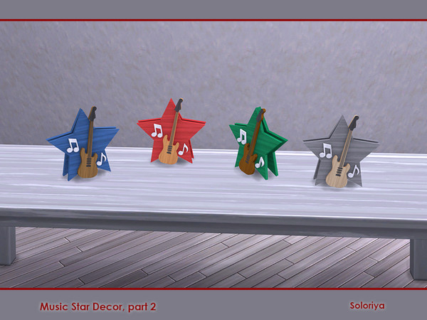 The Sims Resource | Music Star Decor, part 2. Music Decoration, v3