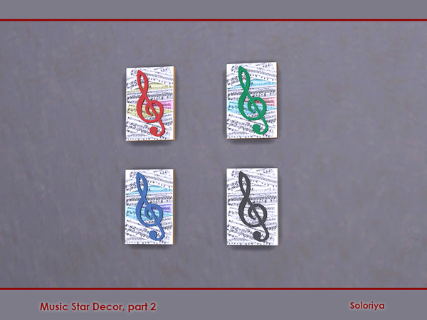 The Sims Resource | Music Star Decor, part 2. Picture, v1