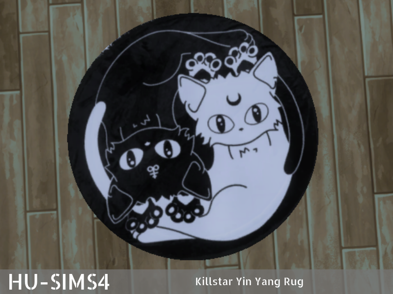 The Sims Resource | Killstar Yin Yang Rug