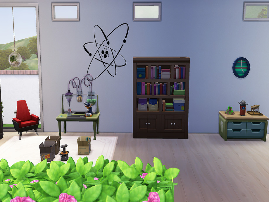The Sims Resource | Science Room Wall Decals