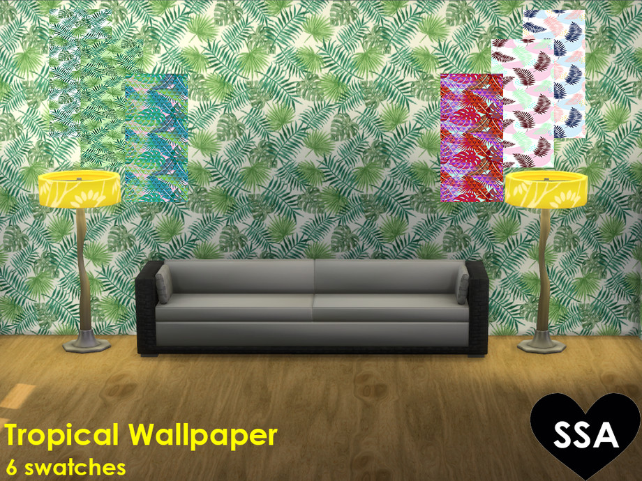 The Sims Resource | Tropical Wallpaper