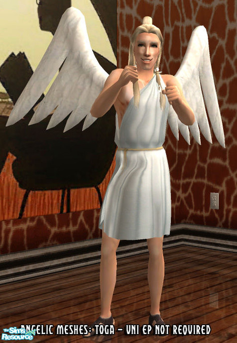 The Sims Resource | Angel-wings & Toga - Clothing