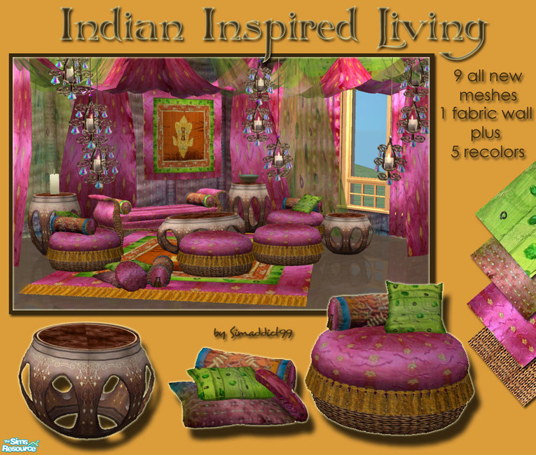 The Sims Resource - Indian Inspired Living
