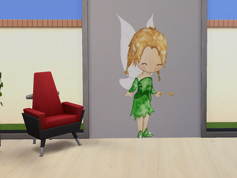 The Sims Resource | Peter Pan Character Decals Set 1 of 2 Base Game Recolor