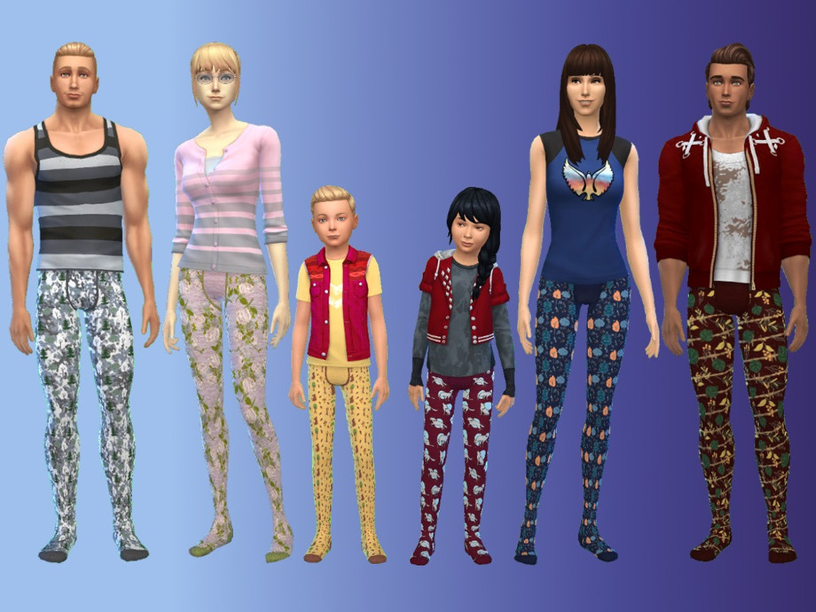 The Sims Resource | Tights 'Light & Darkness'