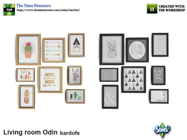 The Sims Resource | kardofe_Living room Odin_Pictures