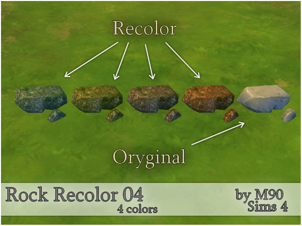 The Sims Resource | M90 Rock Recolor 04