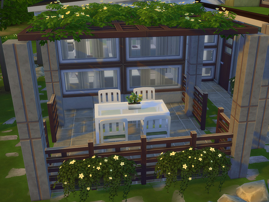 The Sims Resource - Concrete Block Eco House