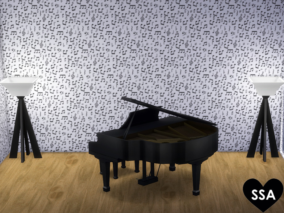 The Sims Resource | Music Inspired Wallpaper