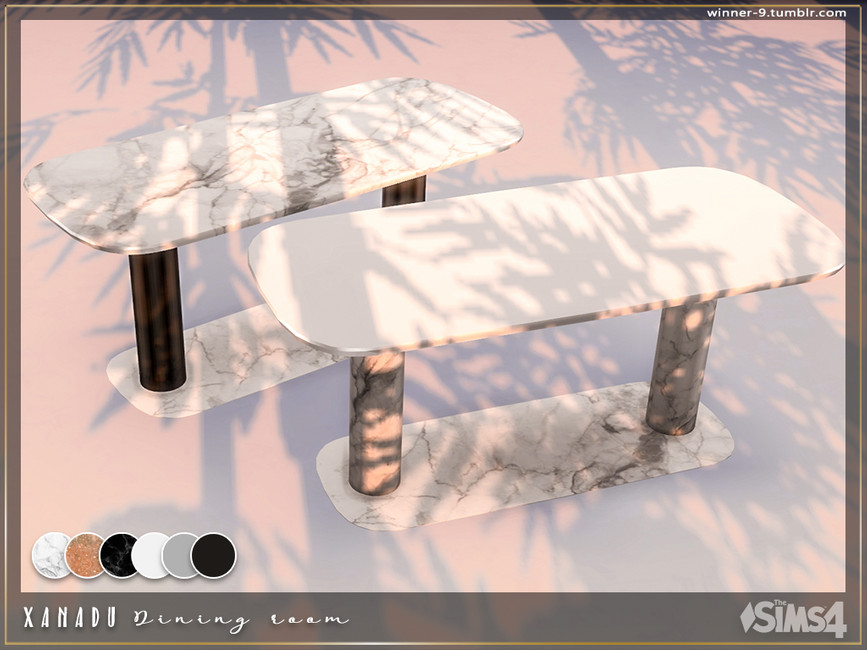 The Sims Resource - Xanadu Marble table