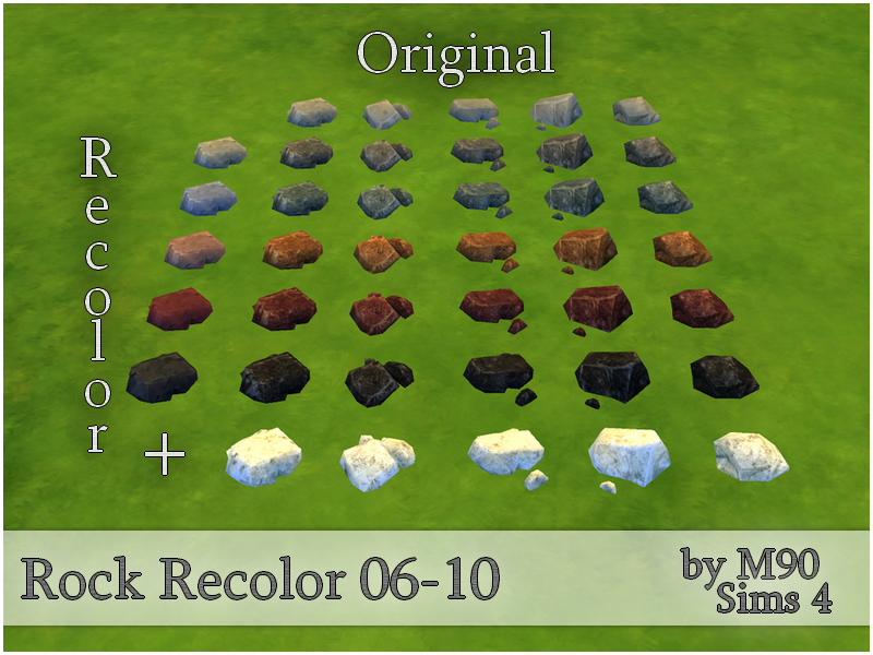 The Sims Resource | M90 Rock Recolor 06-10