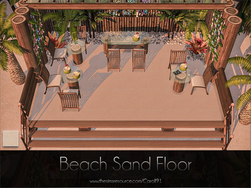 The Sims Resource - Beach Sand Floor