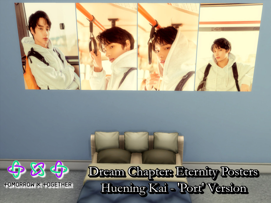 The Sims Resource | TXT Eternity Port Posters Set 5 (HueningKai ...