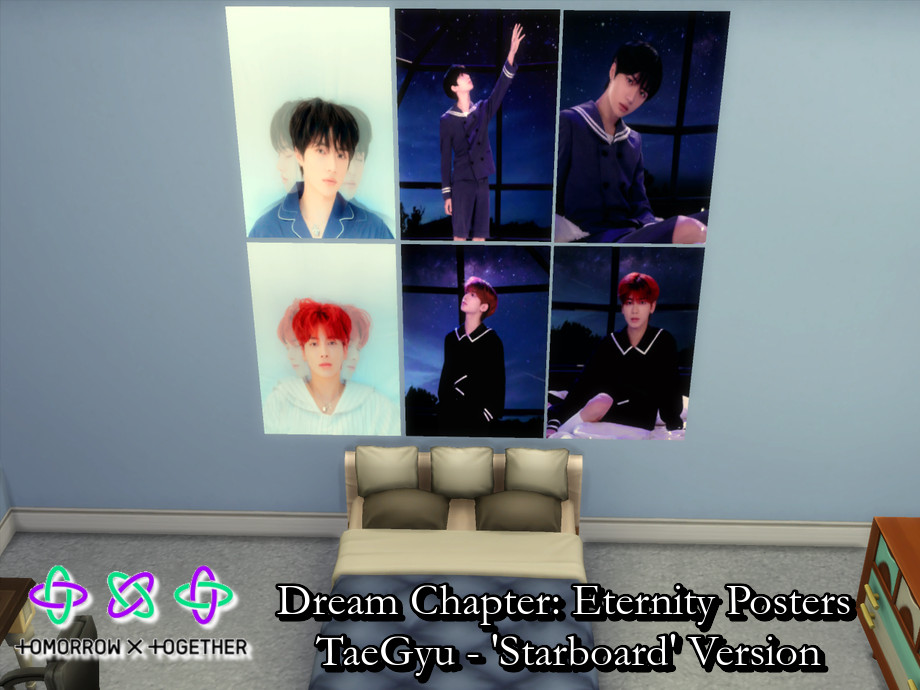 The Sims Resource | TXT Eternity Starboard Posters Set 2 (TaeGyu ...