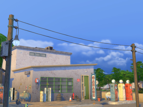 The Sims Resource - Two Wires for 2-point Telegraph Poles
