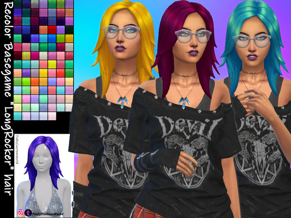 The Sims Resource | Recolor of Long Rocker (Basegame)