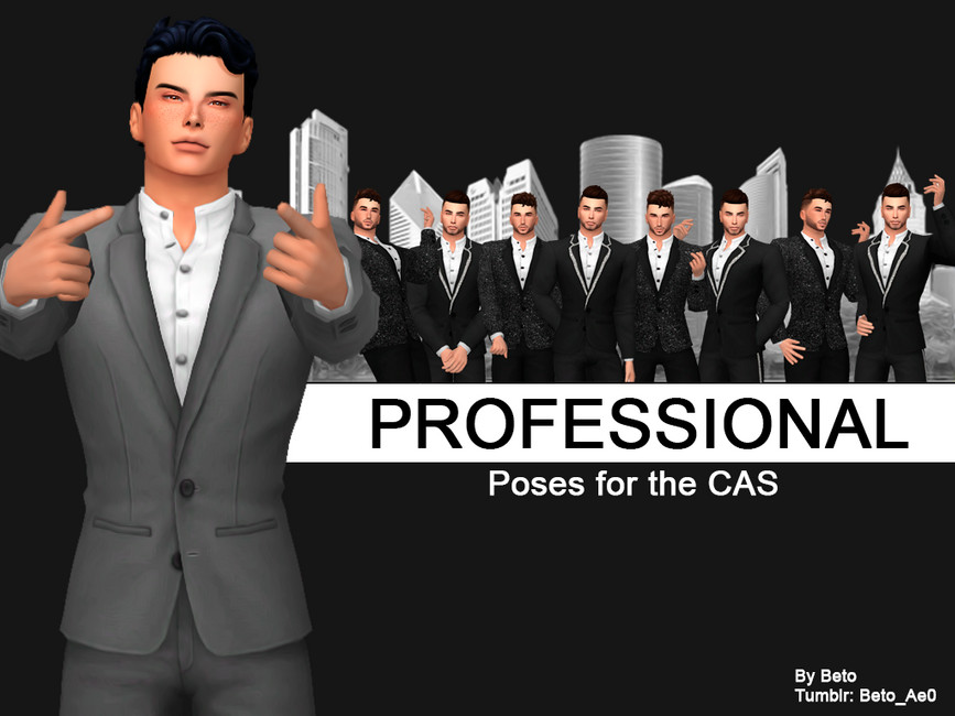 The Sims Resource - Professional - Poses for the CAS